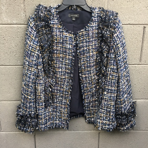 Ann Taylor | Jackets & Coats | Ann Taylor Tweed Jacket | Poshmark